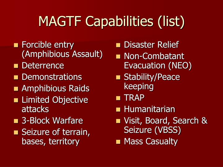 PPT - MAGTF PowerPoint Presentation - ID:3424860