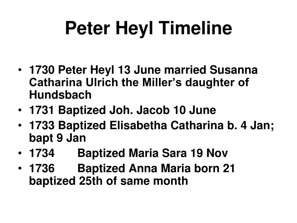 PPT - NEW RESEARCH ABOUT PETER HEYL AND HOYLE LAND BY ROBERT C ...