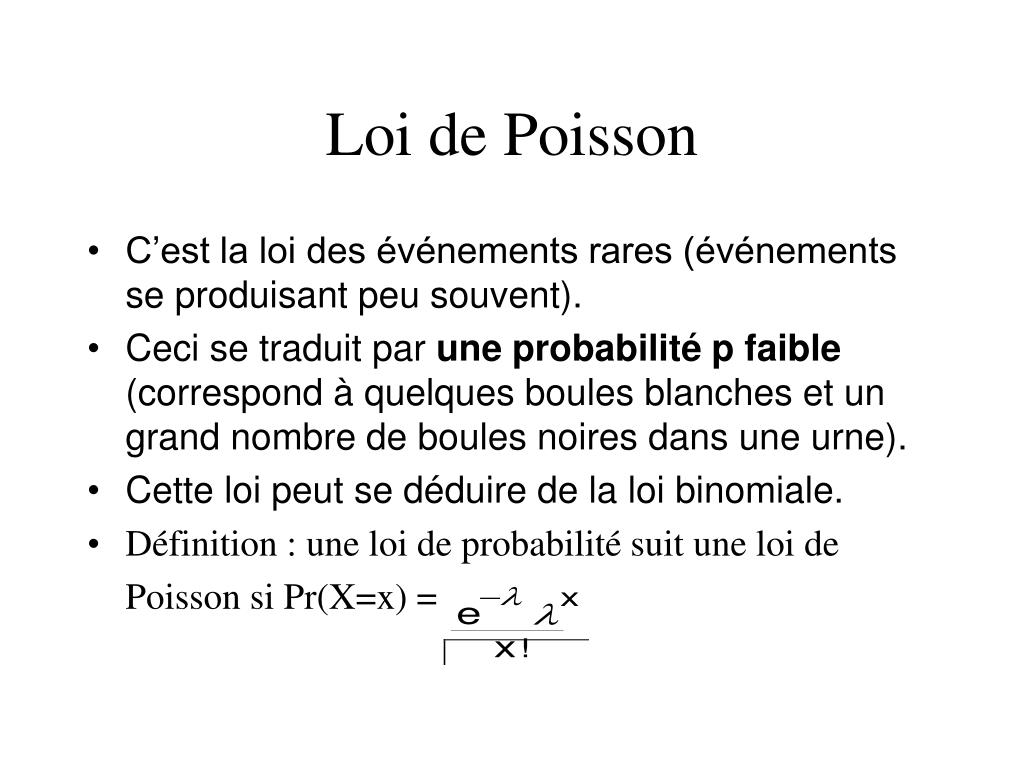 PPT - Etudes des principales lois de probabilité PowerPoint ...