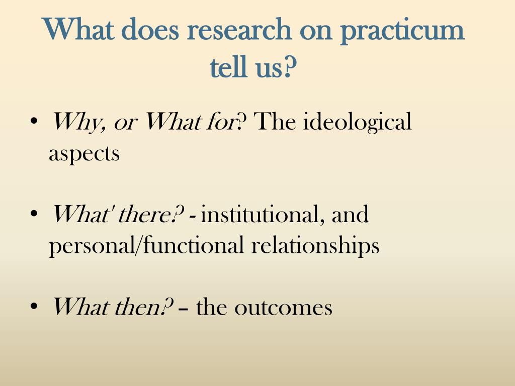 PPT - The Practicum in Pre-service Teacher Education: A Literature ...
