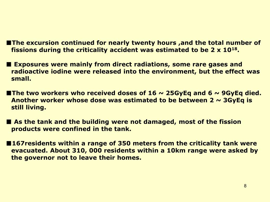PPT - JCO CRITICALITY ACCIDENT Masashi Kanamori Nuclear Emergency ...