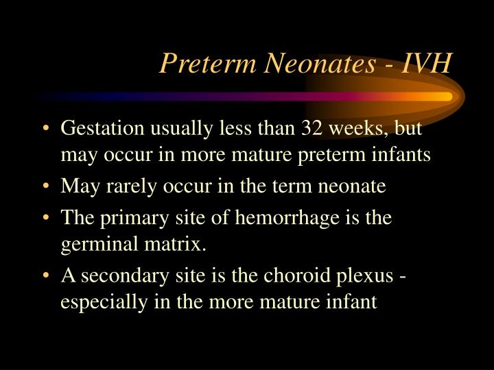PPT - IVH in Preterm Infants PowerPoint Presentation - ID:3425810