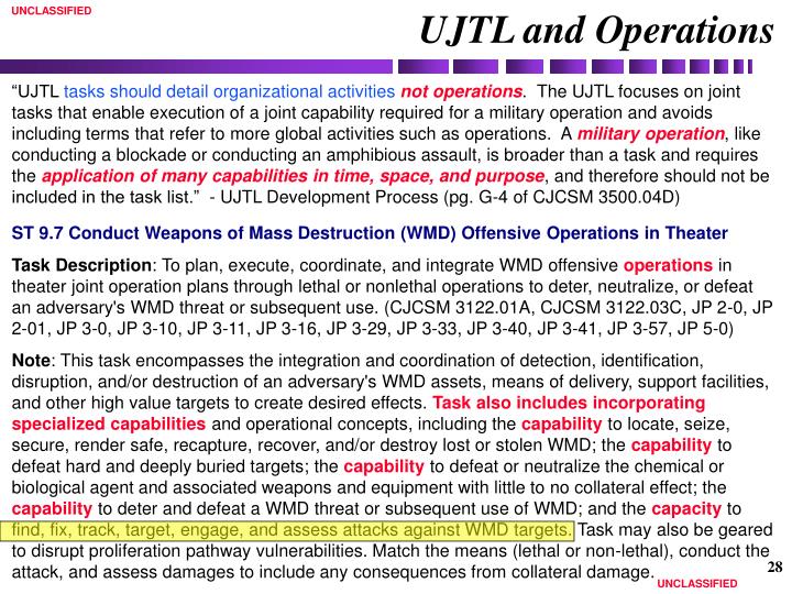 PPT - UJTL - JCA Mapping & Readiness given to WJTSC 09-2 24-28 August ...