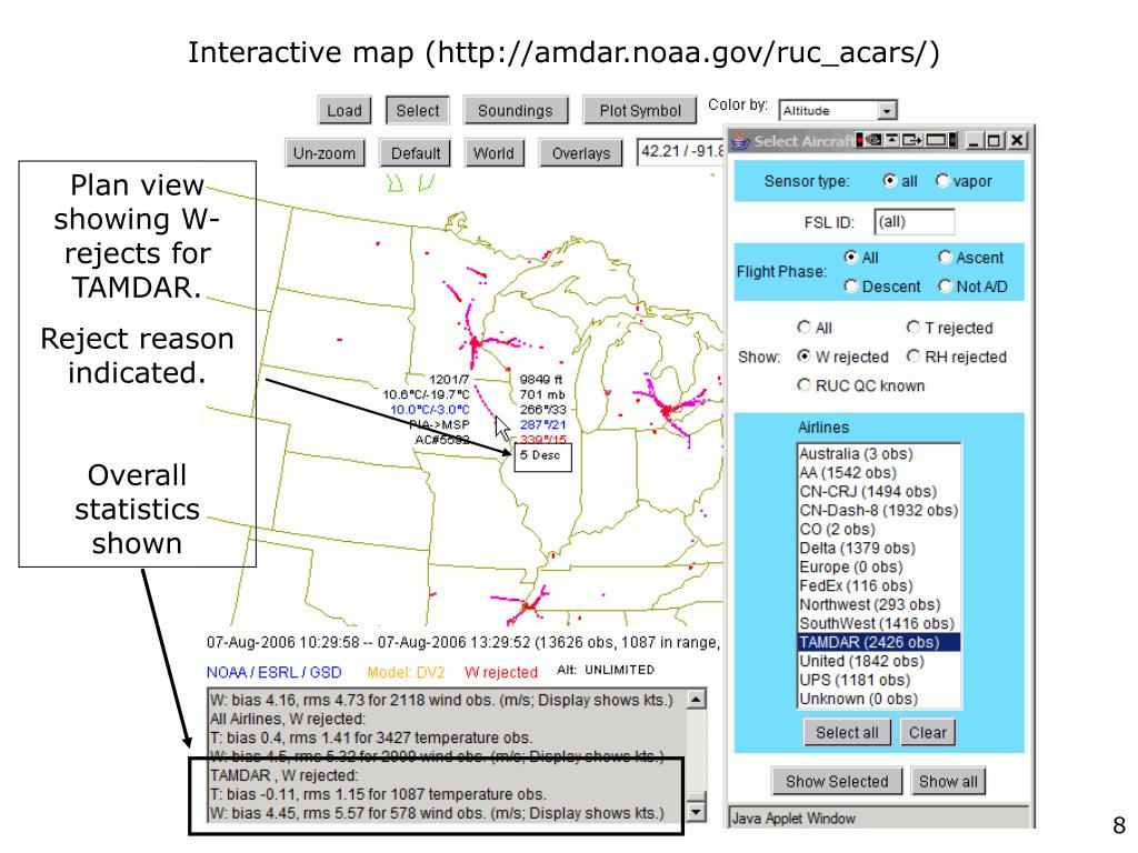 PPT - Recent AMDAR (MDCRS/ACARS) Activities at GSD PowerPoint ...