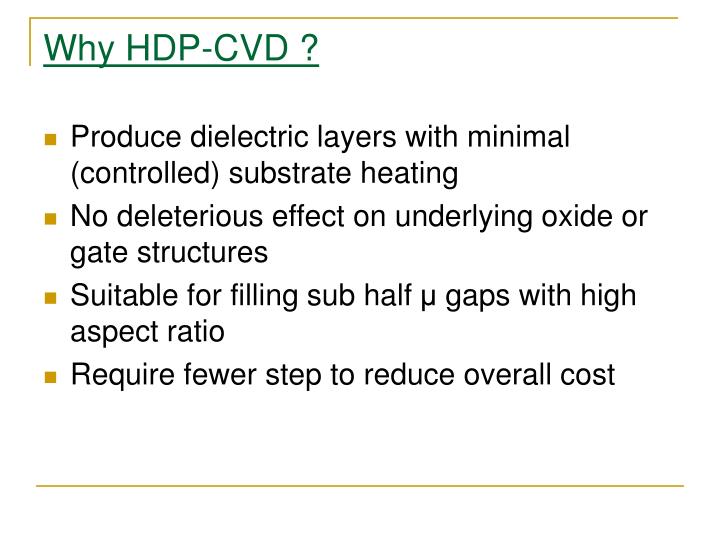 PPT - HIGH PRODUCTIVITY 300mm HDP-CVD FOR NEXT-GENERATION GAP FILL ...