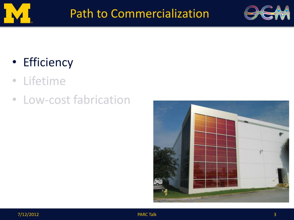 PPT - Tandem Organic Photovoltaics Brian E. Lassiter PowerPoint ...