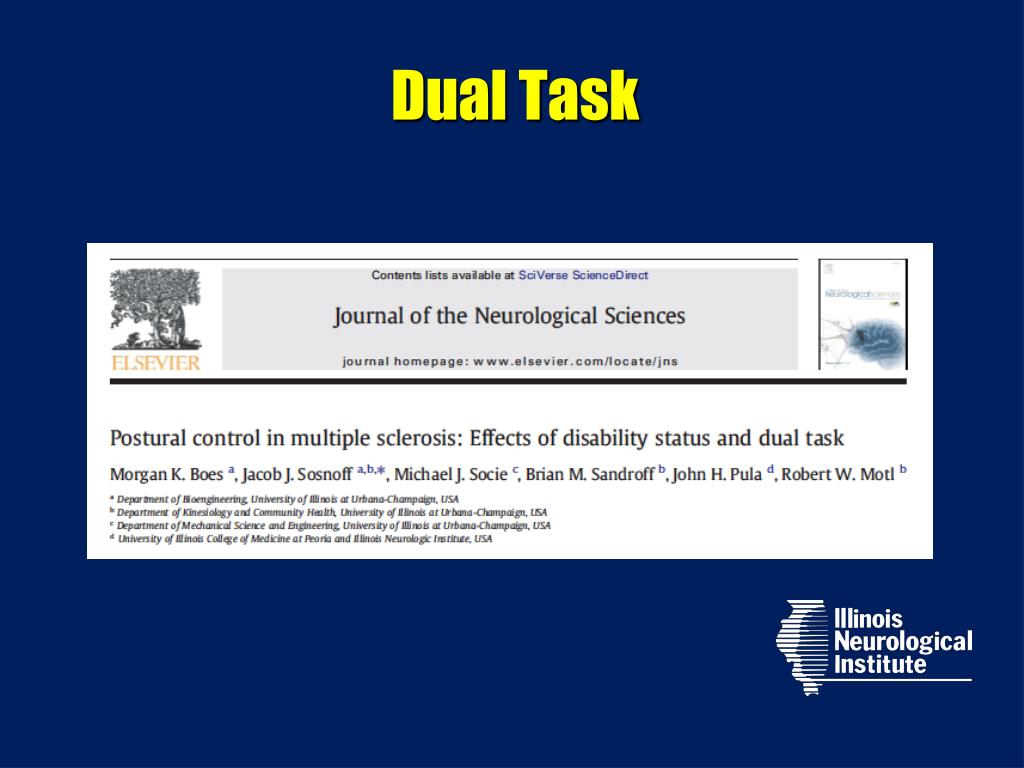PPT - Update on INI Multiple Sclerosis Balance, Gait, and Vision ...