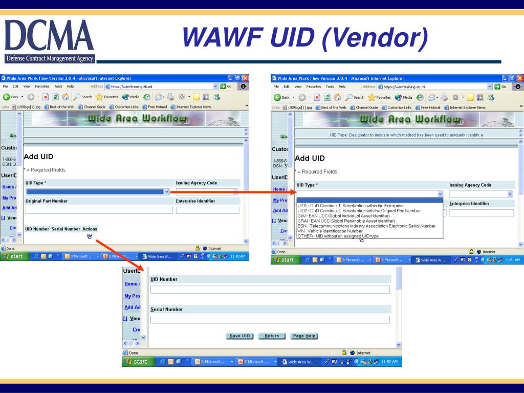 PPT - Wide Area WorkFlow (WAWF) Presented By: Carol F. Albany DCMA E ...