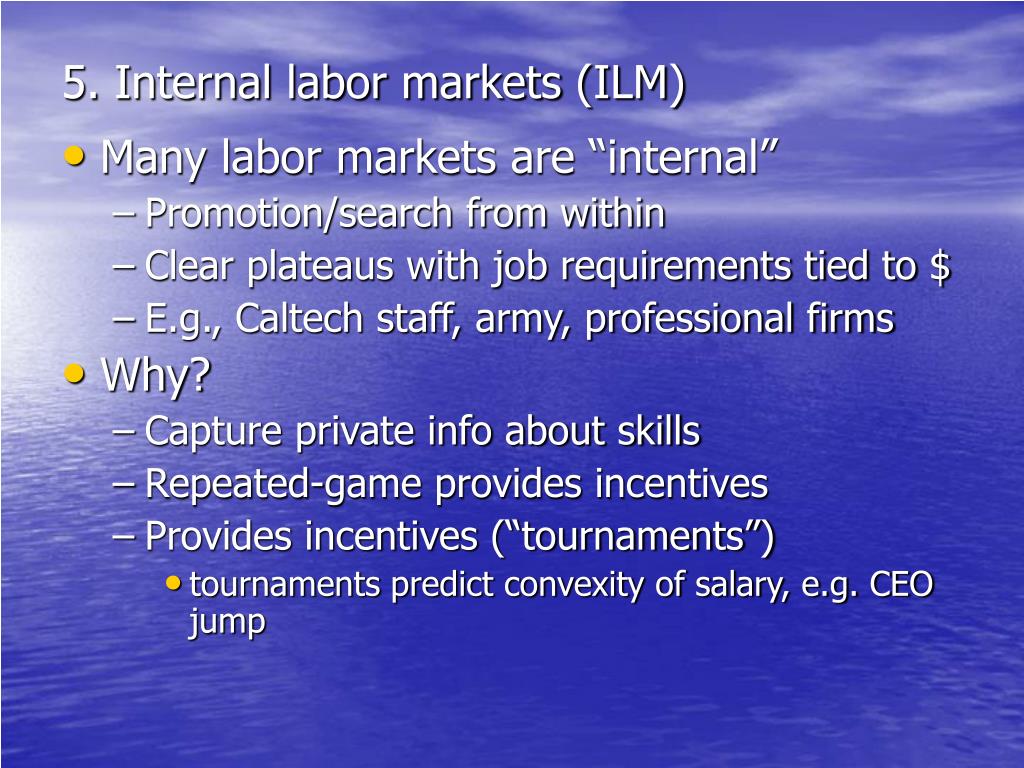 PPT - BEM 146: Pay & ILM (ch 14) Colin Camerer, Fall 03 PowerPoint ...