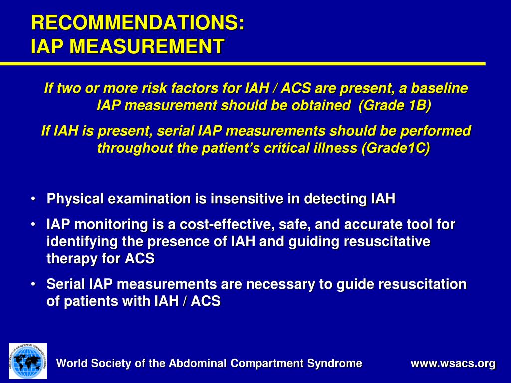 PPT - RECOMMENDATIONS Intensive Care Medicine 2007; 33(6): 951-962 ...
