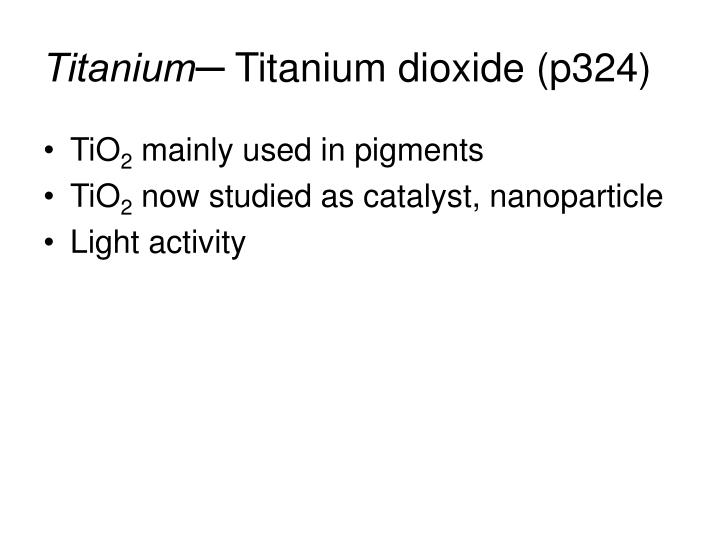 PPT - Titanium PowerPoint Presentation - ID:3426900