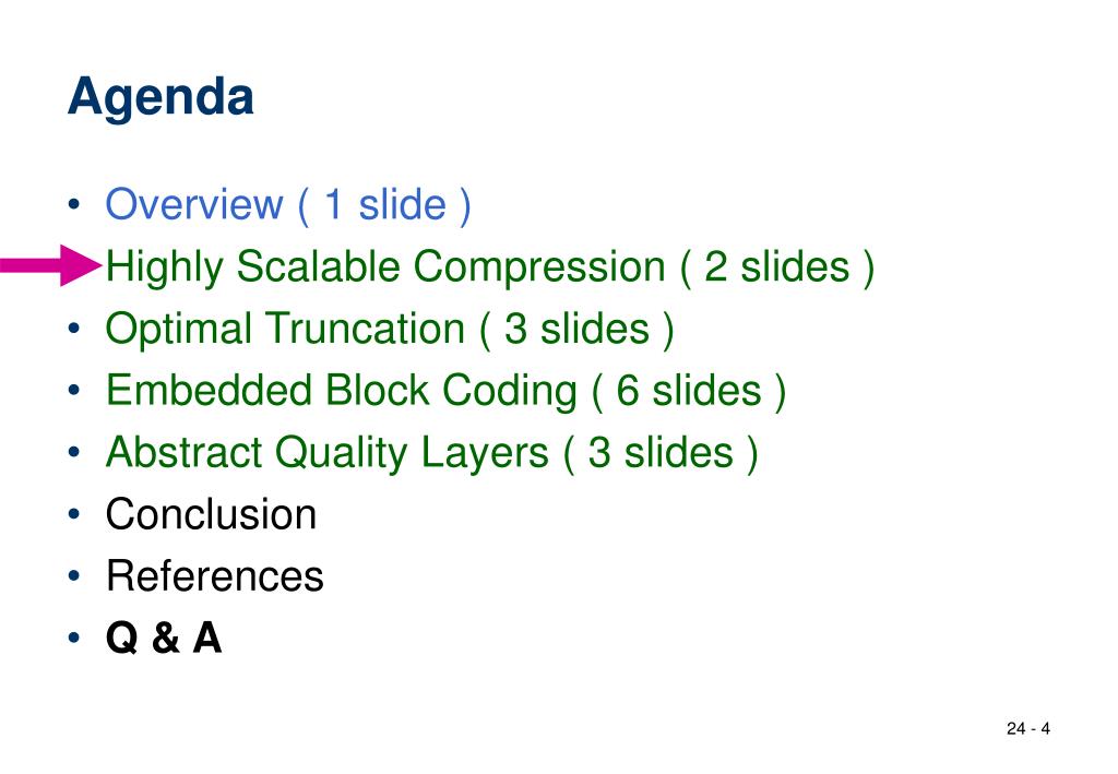 Ppt Embedded Block Coding With Optimized Truncation An Image Compression Algorithm