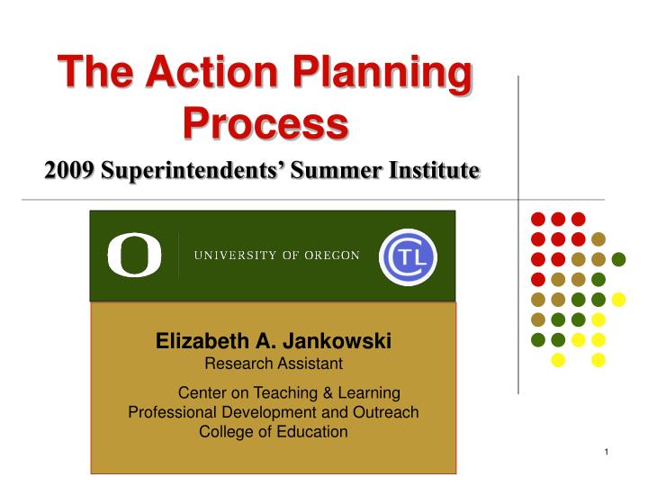PPT - The Action Planning Process PowerPoint Presentation, free ...