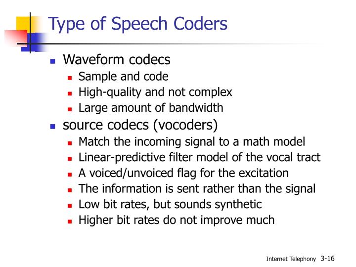 PPT - Speech-Coding Techniques PowerPoint Presentation - ID:3428482