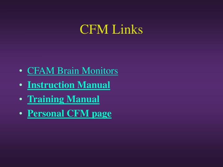 PPT - The Value of Amplitude Integrated EEG in Monitoring Neonates at ...