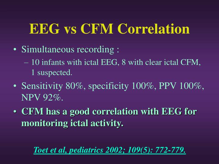 PPT - The Value of Amplitude Integrated EEG in Monitoring Neonates at ...