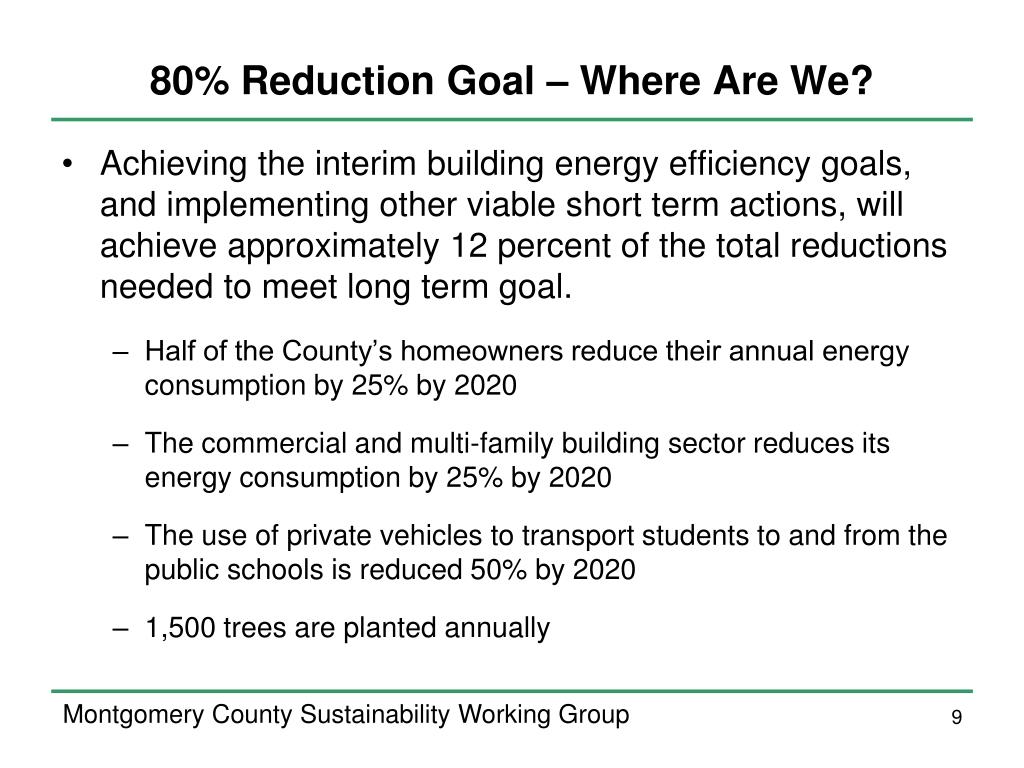 PPT - M ontgomery County Climate Protection Plan 2010 Update March 25 ...