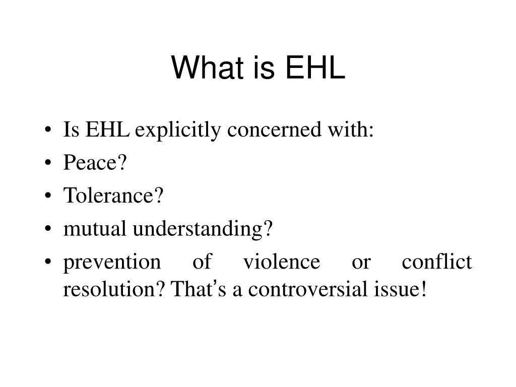 PPT - Linking Project Citizen to EHL (Exploring international ...