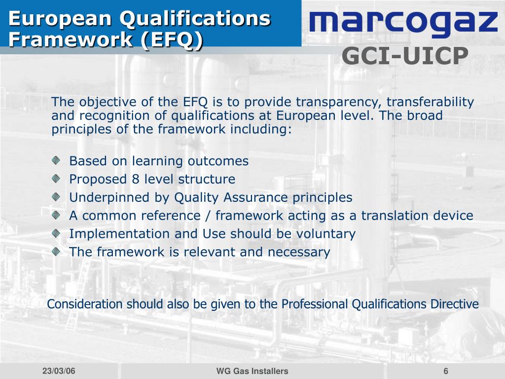 PPT - Safety of domestic Gas Installations Mutual Recognition of Gas ...