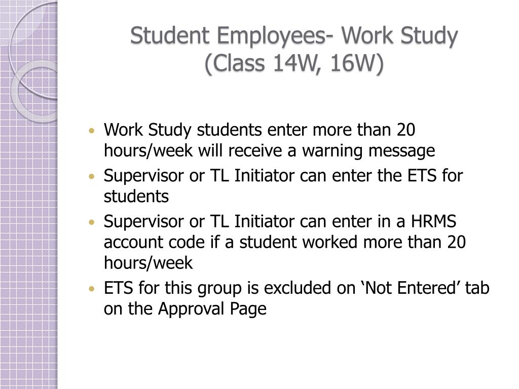 PPT - Electronic Timesheet For Student and Exempt C1 Employees Friday ...