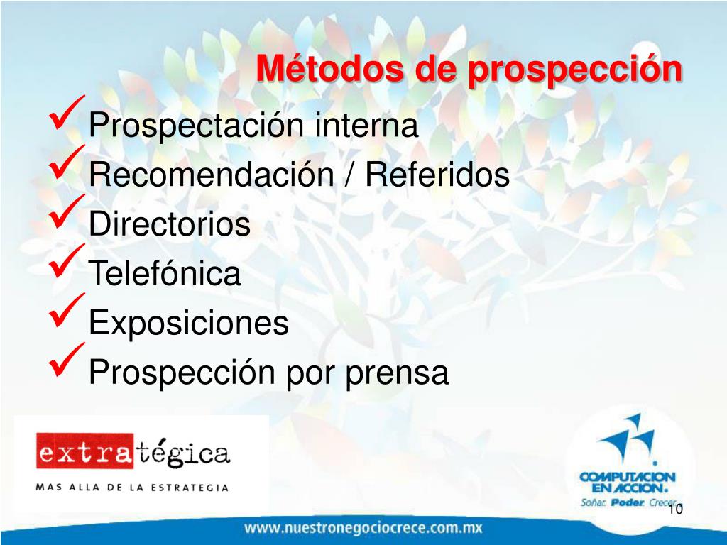 PPT - “ El que busca encuentra ” Técnicas de prospección PowerPoint ...