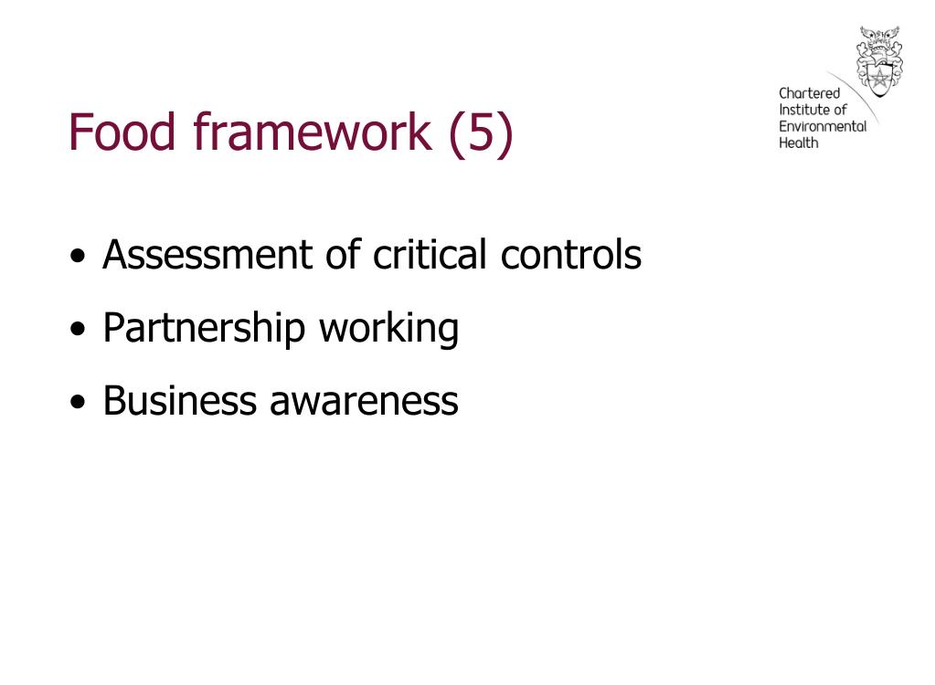 PPT - Developing a competence framework for food safety Tony Lewis ...