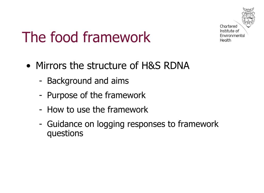 PPT - Developing a competence framework for food safety Tony Lewis ...