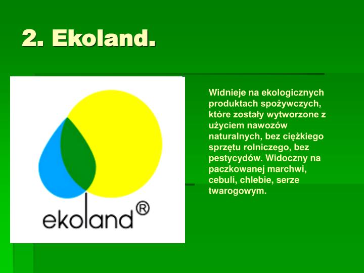 PPT - Ekoznaki w Polsce. PowerPoint Presentation - ID:3430665