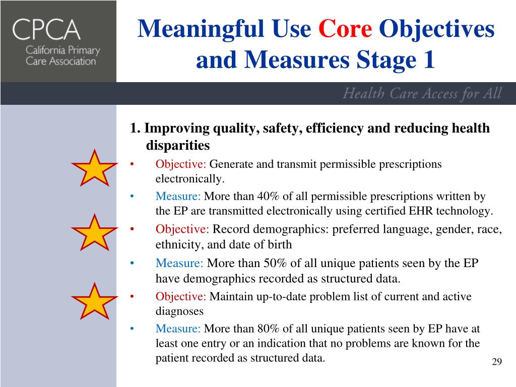PPT - The California HIT Landscape and the EHR Meaningful Use ...