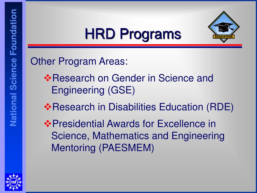 PPT - Directorate for Education and Human Resources (EHR) PowerPoint ...