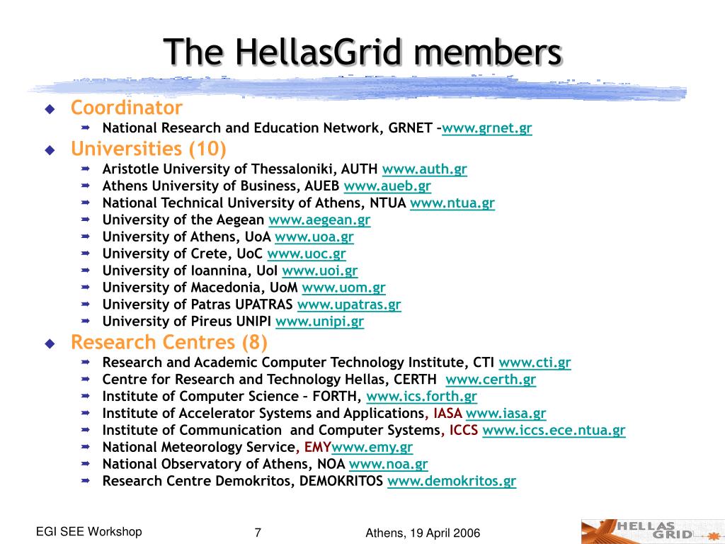 PPT - Fotis Karayannis HellasGrid Scientific Coordinator GRNET ...