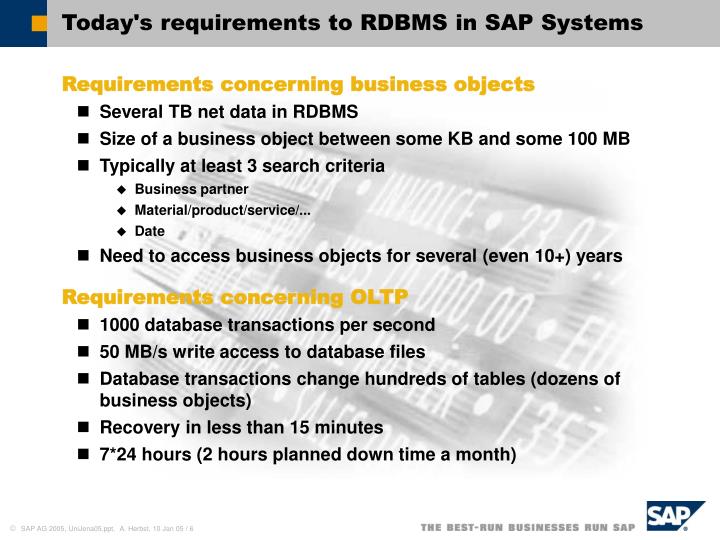 PPT - Data Archiving @ SAP PowerPoint Presentation - ID:3431489