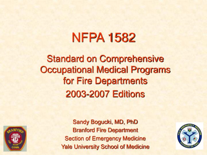 PPT - NFPA 1582 PowerPoint Presentation, free download - ID:3431570