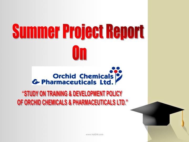 PPT - Summer Project Report On PowerPoint Presentation, free download ...