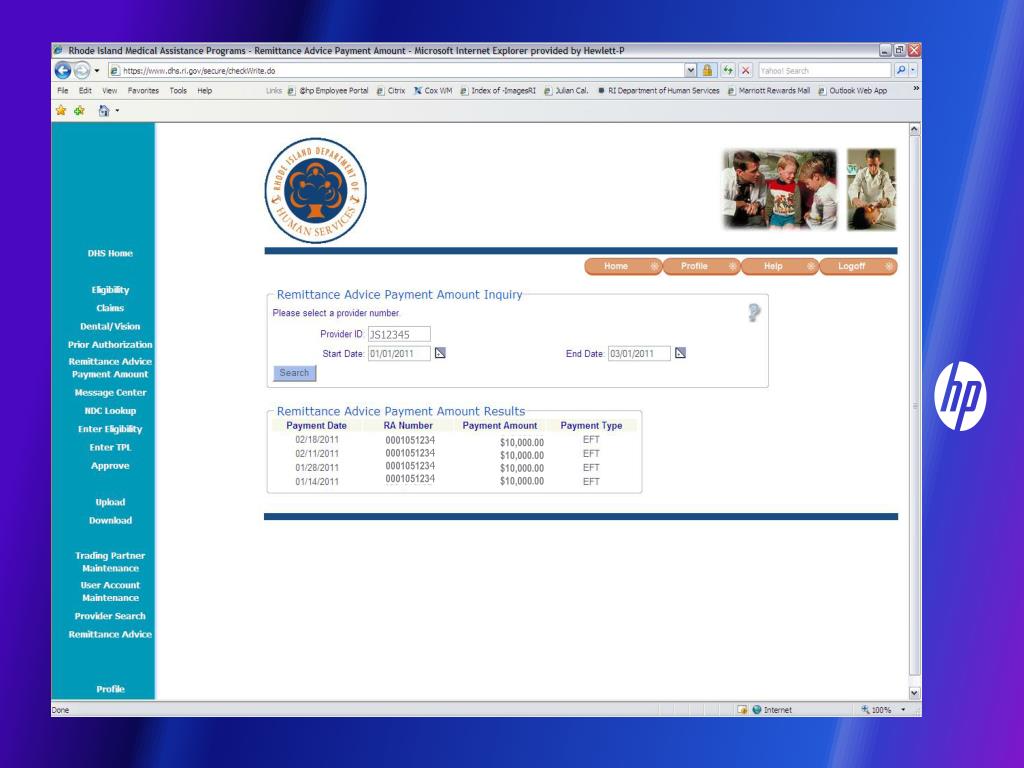 PPT - Rhode Island Executive Office of Health and Human Services ...