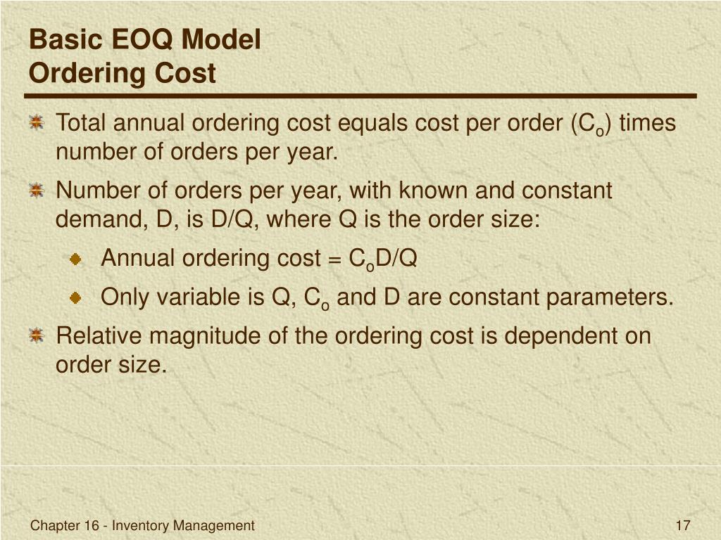 Ppt Chapter 16 Inventory Management Powerpoint Presentation Free