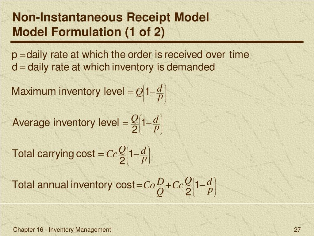 Ppt Chapter 16 Inventory Management Powerpoint Presentation Free