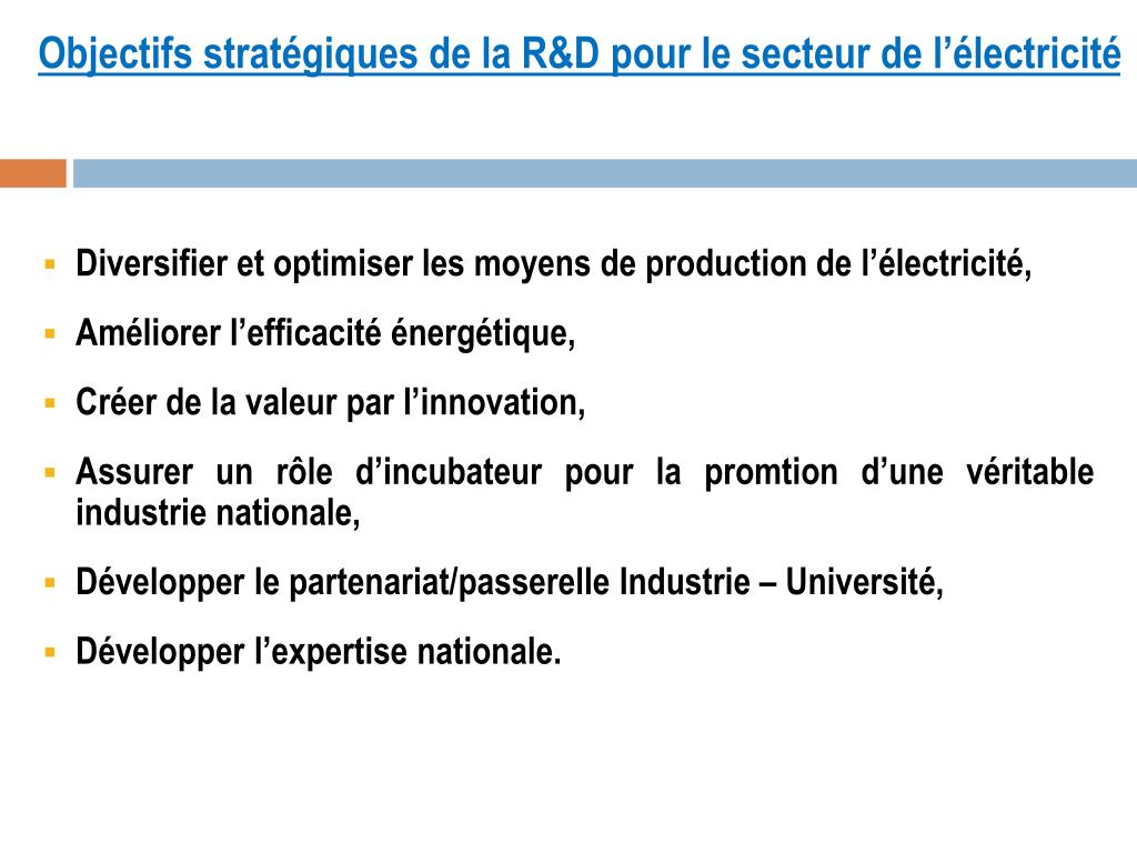 PPT - DÉVELOPPEMENT DES ÉNERGIES RENOUVELABLES EN ALGERIE et la R&D ...