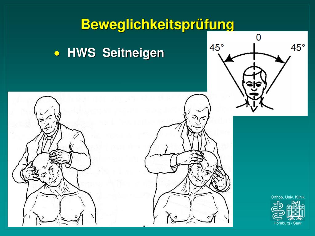 PPT - Orthopädischer Untersuchungskurs Wirbelsäule F. Bachelier, E ...