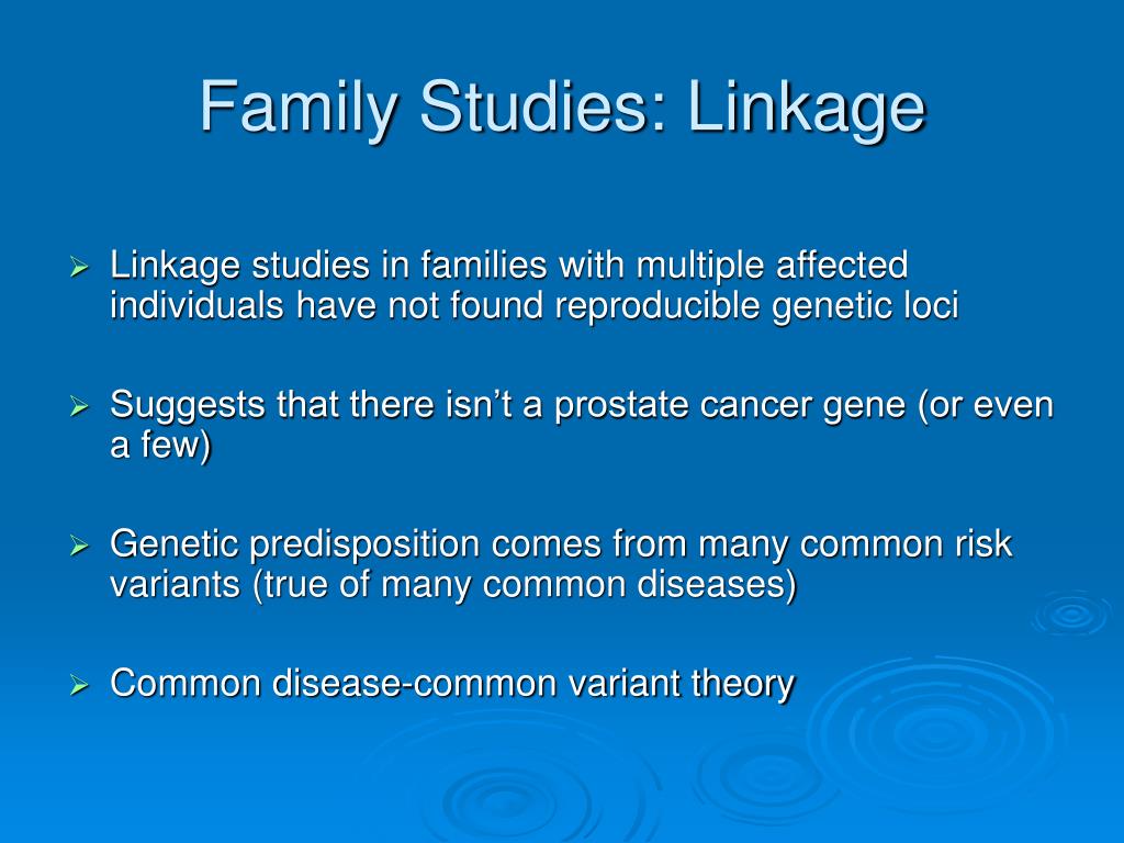 PPT - Genetic Epidemiology of Prostate Cancer PowerPoint Presentation ...