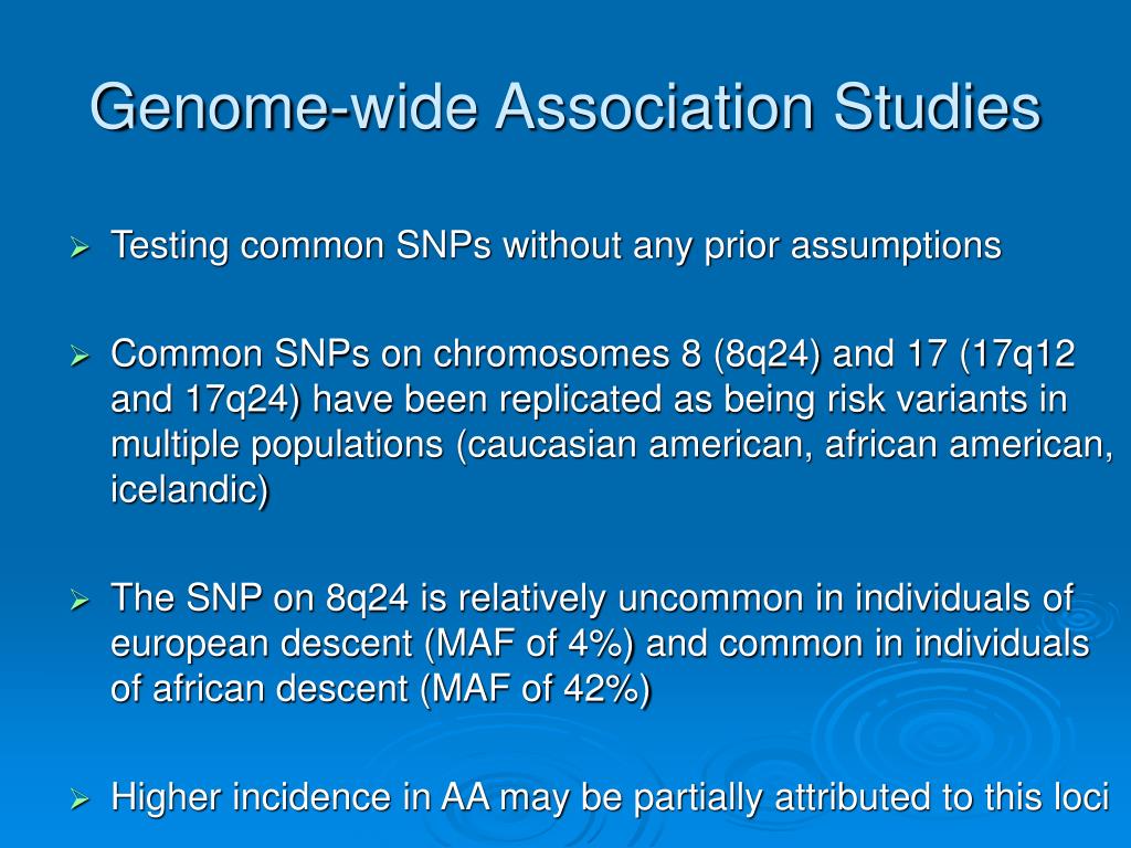 PPT - Genetic Epidemiology of Prostate Cancer PowerPoint Presentation ...