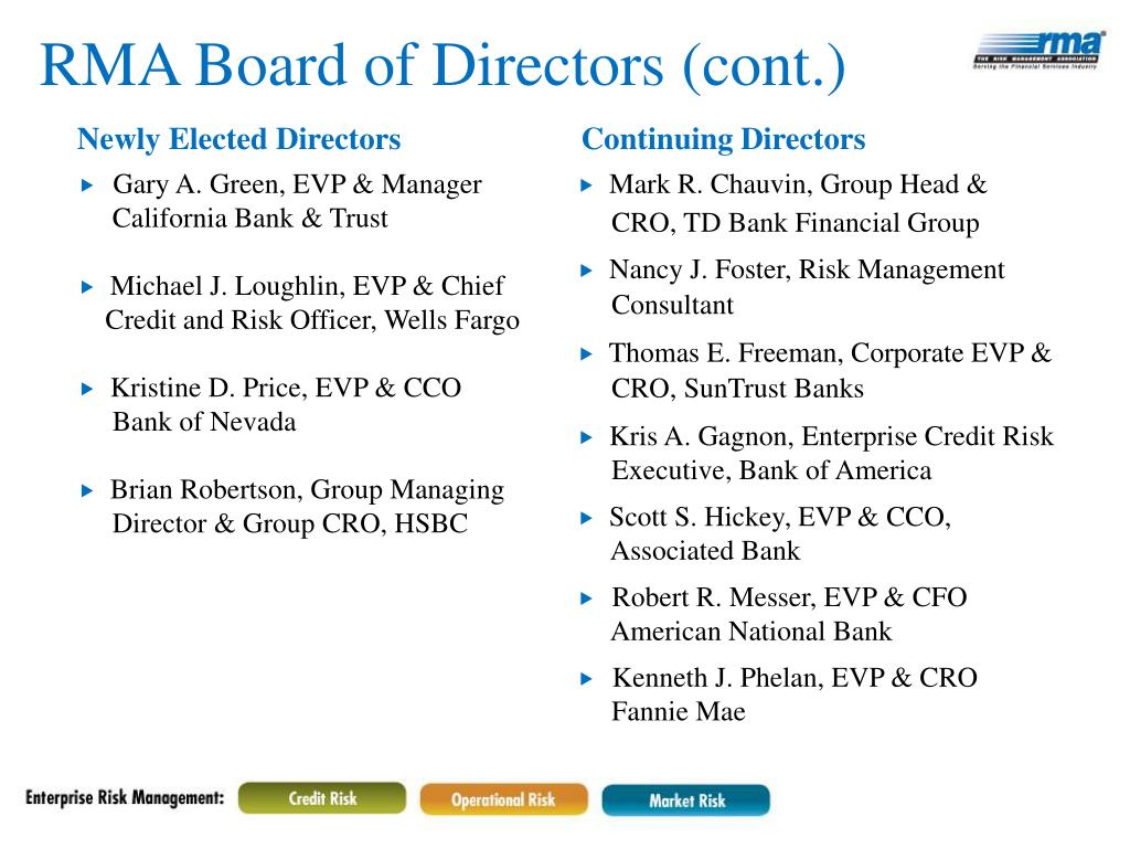 PPT - Welcome to the 2011 Chapter Leaders Conference RMA and You ...