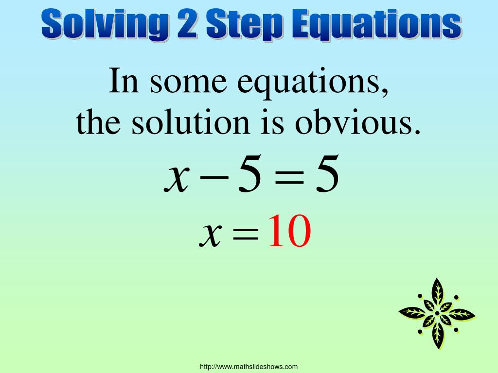 PPT - Solving 2 Step Equations PowerPoint Presentation, free download ... PPT - Solving 2 Step Equations PowerPoint Presentation, free download ...