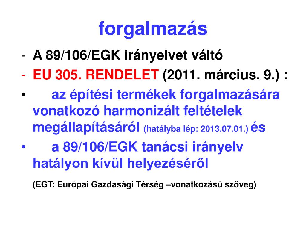 PPT - EN 1090 Hegesztett szerkezetek tervezése forgalmazása biztonsága ...