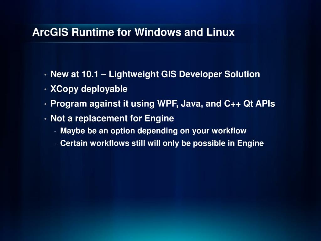 Ppt Writing And Deploying Your First Applications For Arcgis Engine