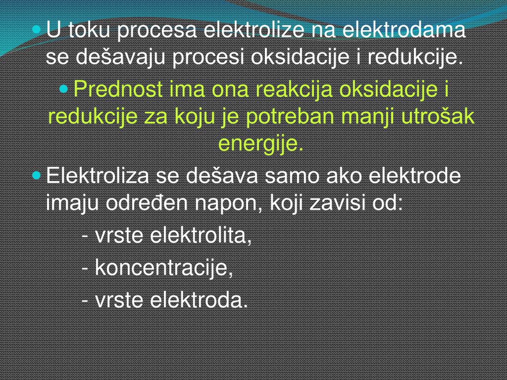 PPT - Faradejevi zakoni elektrolize i njihova primena PowerPoint ...