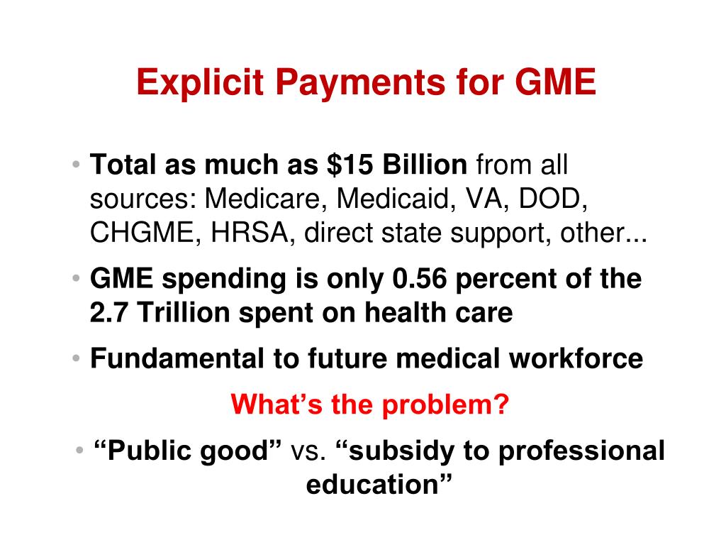 PPT - What Can States Do For Graduate Medical Education? PowerPoint ...