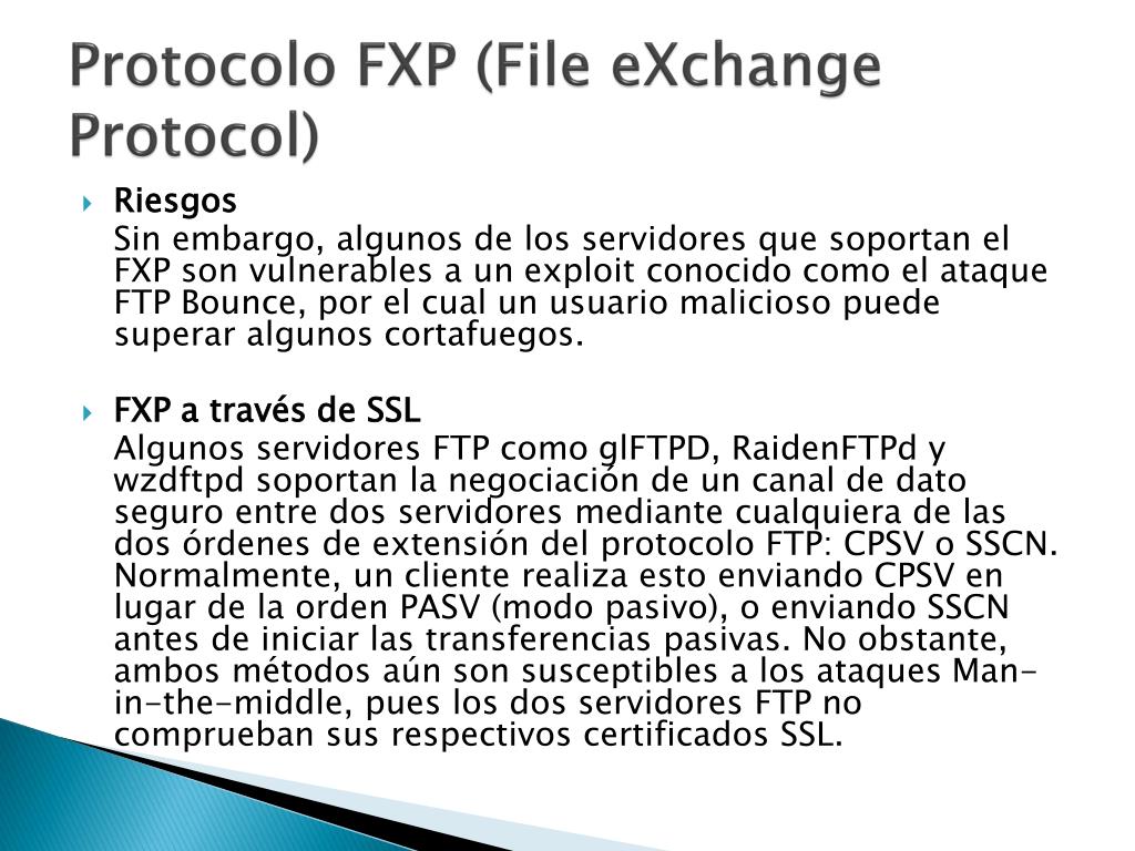 PPT - Funcionalidad del servicio de transferencia de archivos ...