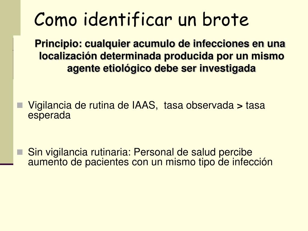 PPT - Brote Epidémico T.M. VILMA ACUÑA U PowerPoint Presentation, free ...