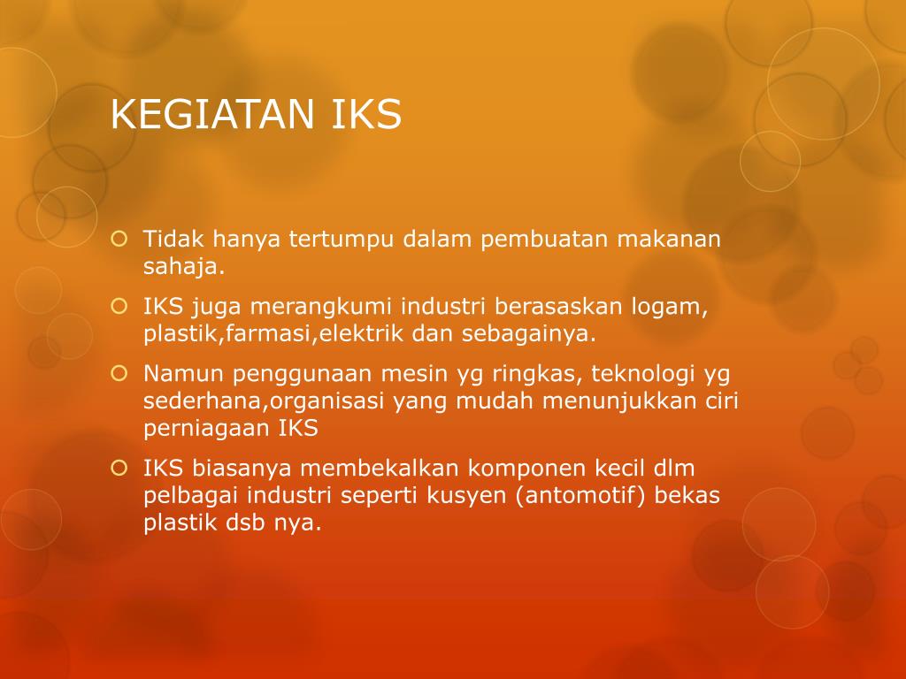 PPT - BAB 5:INDUSTRI KECIL DAN SEDERHANA (IKS) PowerPoint Presentation ...